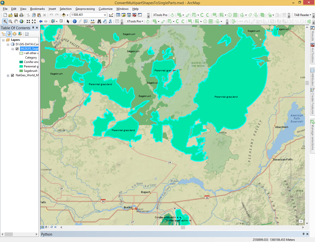 Split Multipart Shapes