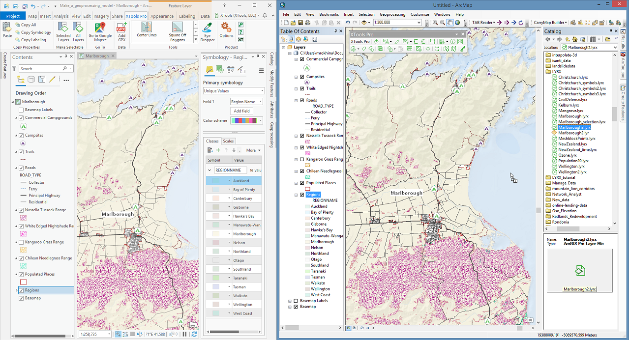 Working With ArcGIS Pro Layer Files